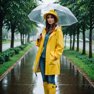 Women's Spring Raincoat, Outerwear, US 2-30, XS-4XL, Fashionable Coat ...