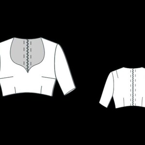 Versatile Indian Style Suit Pattern With Bustier and Skirt Options in ...