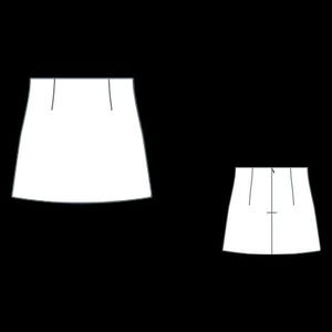 Mini Leather Skirt Sewing Pattern: US Size 2-30 (A0-A4-US Letter) (PDF ...