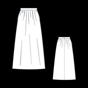 Linen Maxi Skirt Sewing Pattern: Beginner Friendly, Sizes XS-4XL (PDF ...