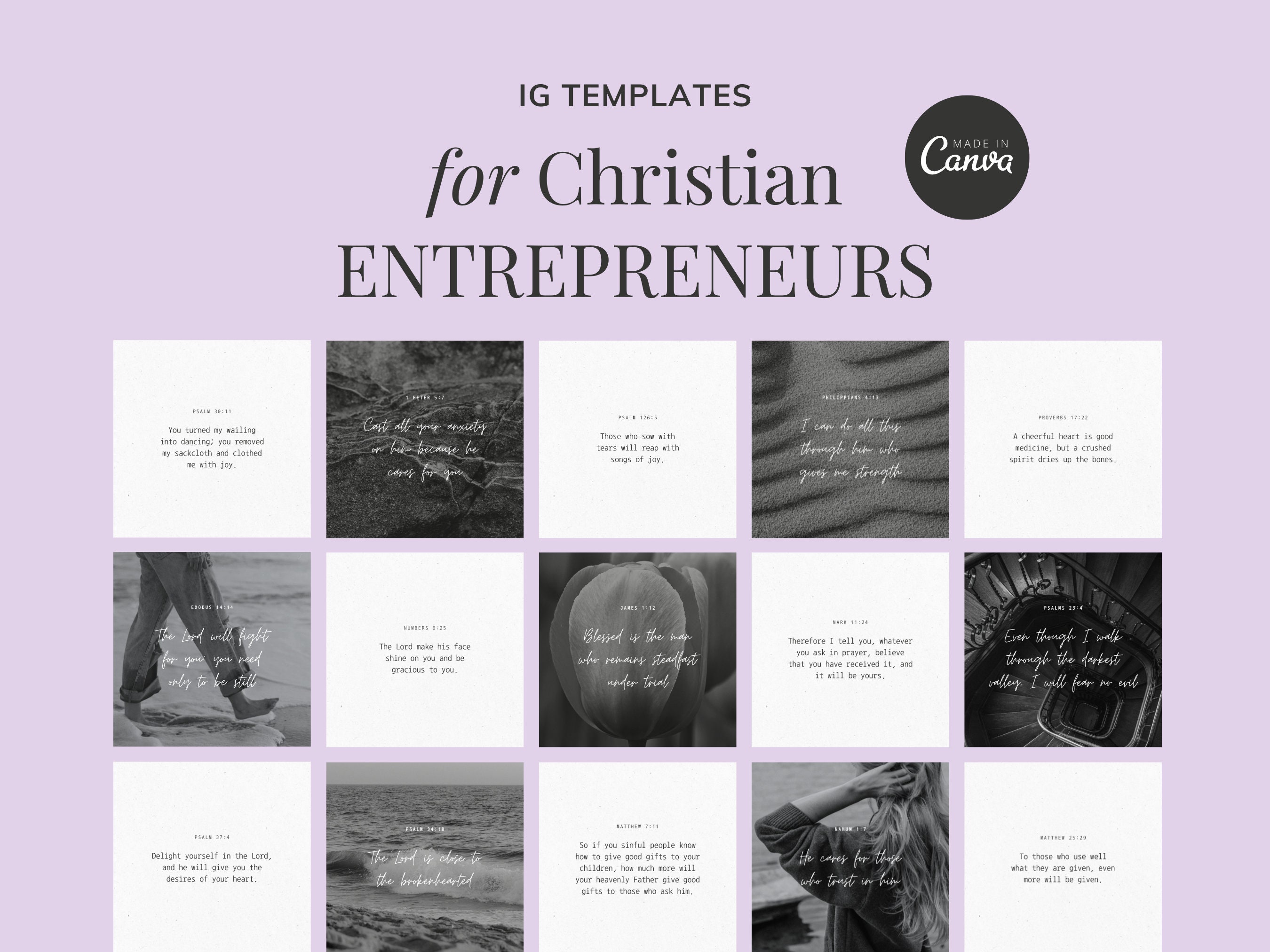 50 Christian Social Media Posts With Encouraging Bible Verses, IG Posts ...