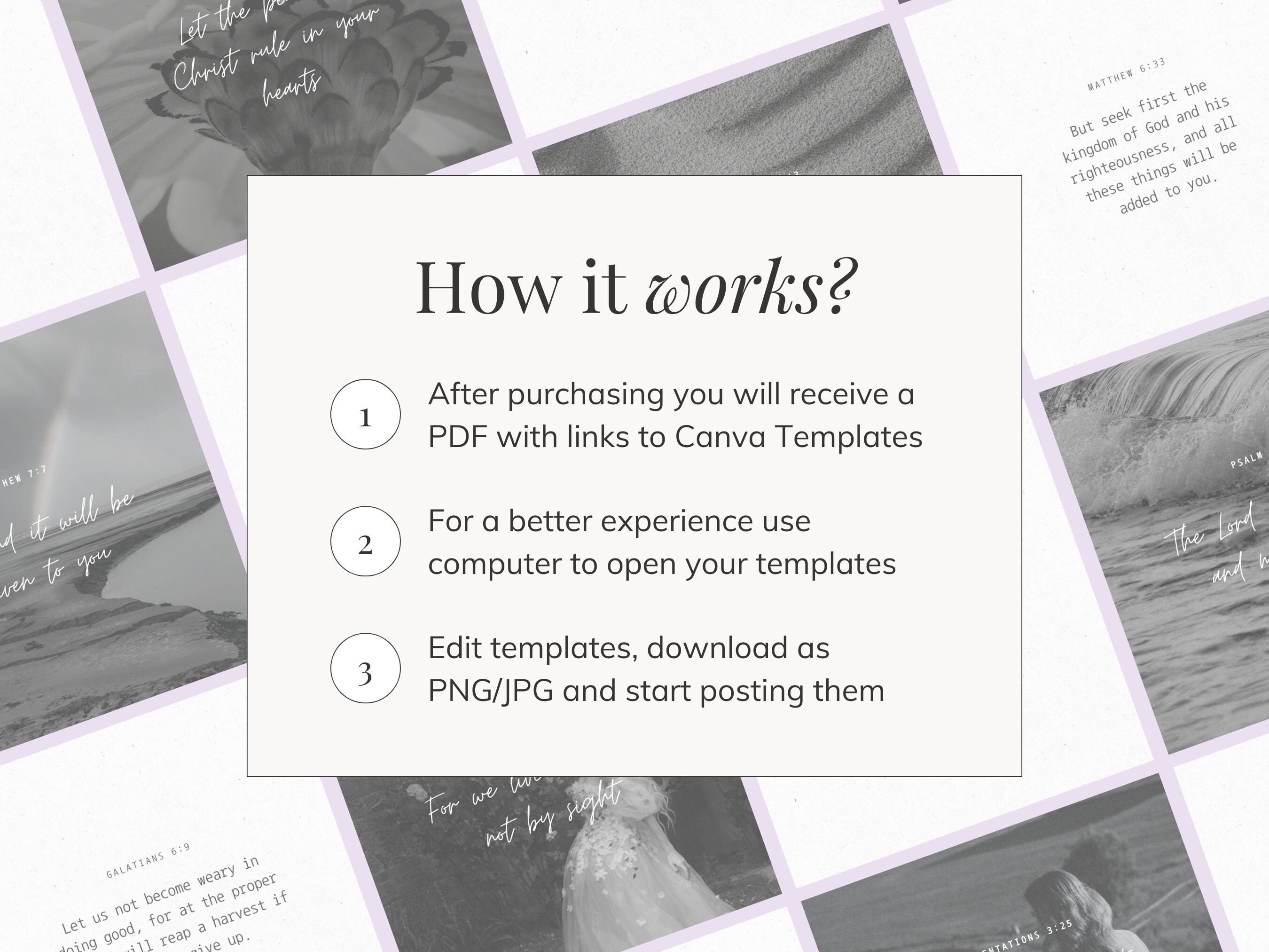 50 Christian Social Media Posts With Encouraging Bible Verses, IG Posts ...