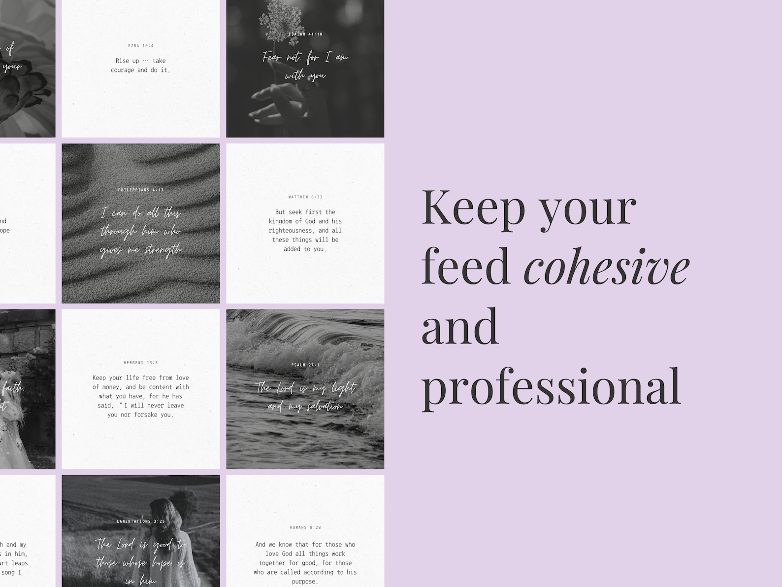 50 Christian Social Media Posts: Bible Verse Templates for ...