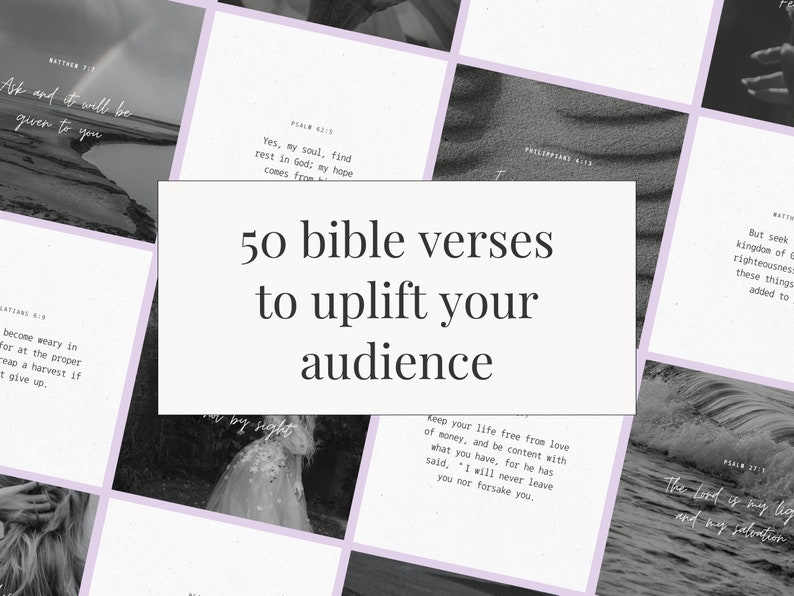 50 Christian Social Media Posts With Encouraging Bible Verses, IG Posts for Christian ...