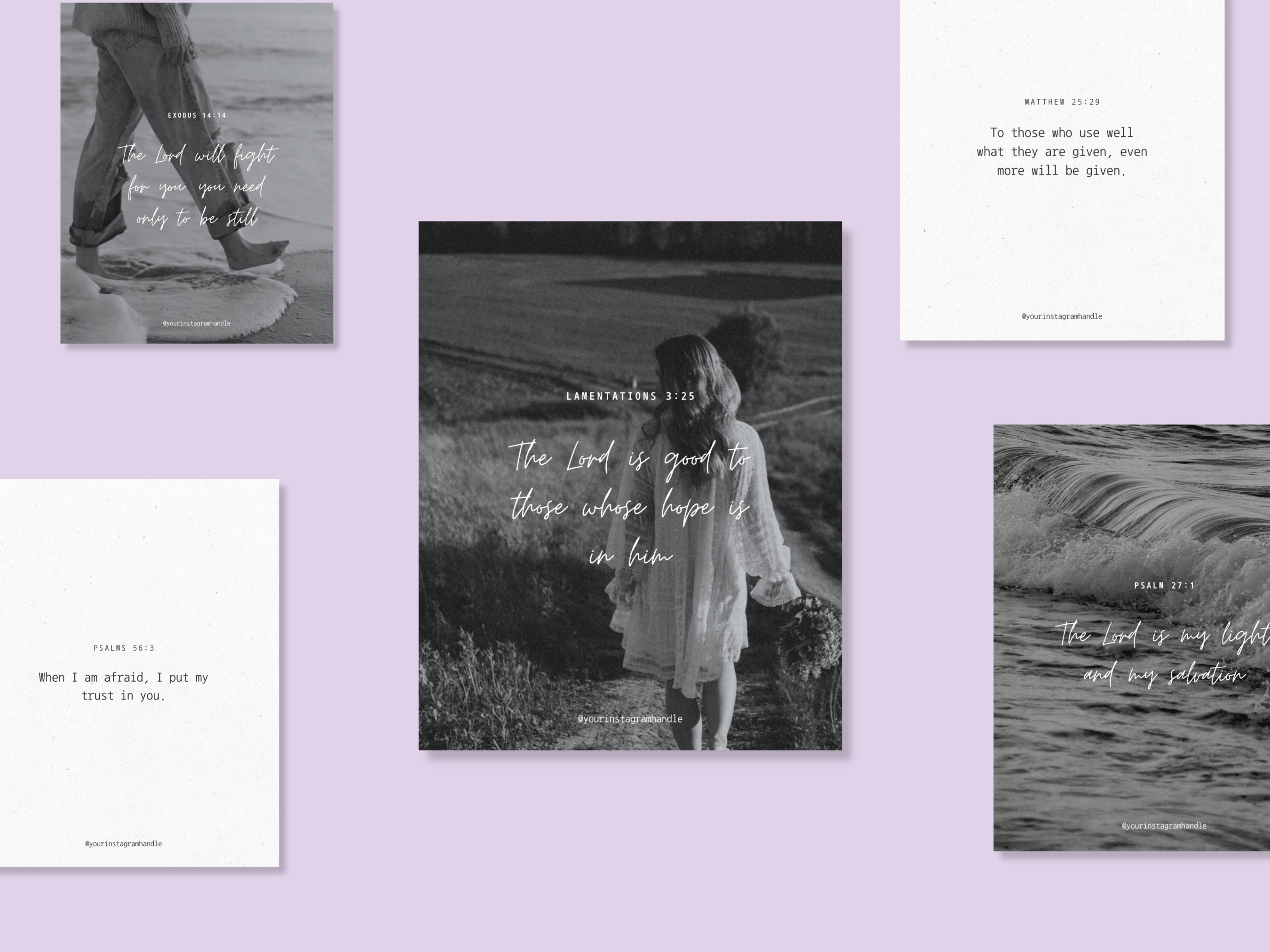 50 Christian Social Media Posts With Encouraging Bible Verses, IG Posts ...