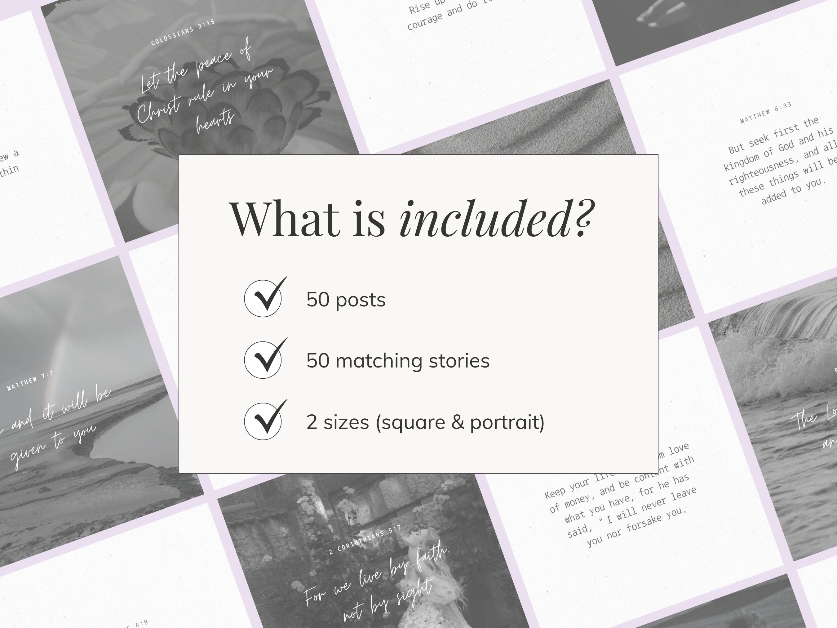 50 Christian Social Media Posts With Encouraging Bible Verses, IG Posts ...