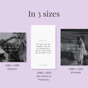 50 Christian Social Media Posts: Bible Verse Templates for ...