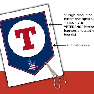 Printable Veterans Day Bulletin Board Kit, DIY Patriotic Bulletin Board ...