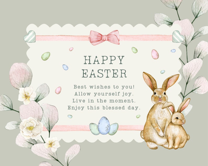 Easter Bunny Word Search Puzzles: Family Activity, Secret Message Game ...