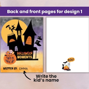 Printable Halloween Writing Prompts for Kids| Trick-or-treating Memory ...