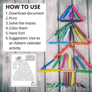 Printable Christmas Maze Bundle, Christmas Activity, Mazes for Kids ...