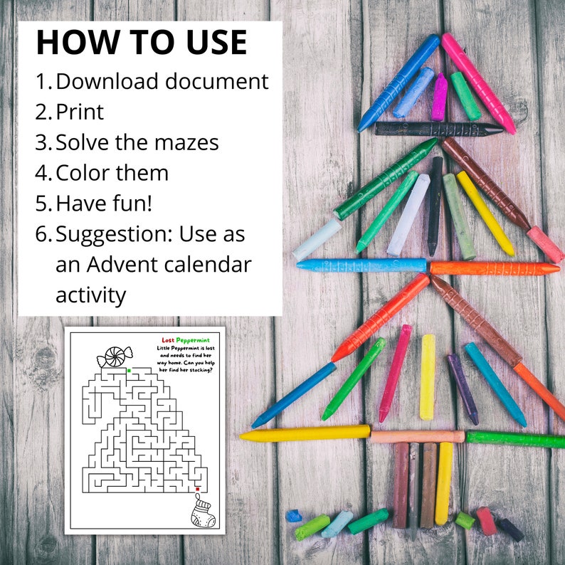Printable Christmas Maze Bundle, Christmas Activity, Mazes for Kids ...