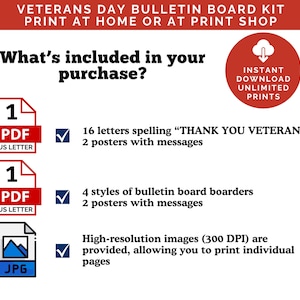 Printable Veterans Day Bulletin Board Ideas, DIY Patriotic Bulletin ...