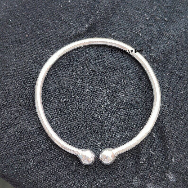 Thick West Indian Bangles, Sterling Silver Bangles, Bangles, West Indian Silver Bangles, Silver ...