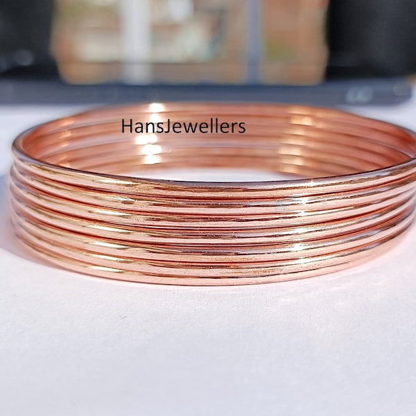 Copper Bangles - Etsy