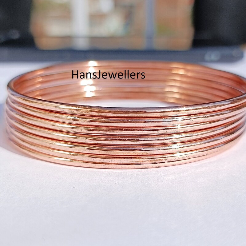 Copper Bangles - Etsy