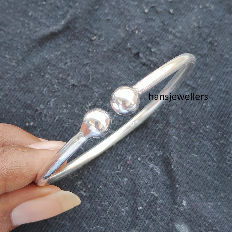 Thick West Indian Bangles, Sterling Silver Bangles, Bangles, West Indian Silver Bangles, Silver ...