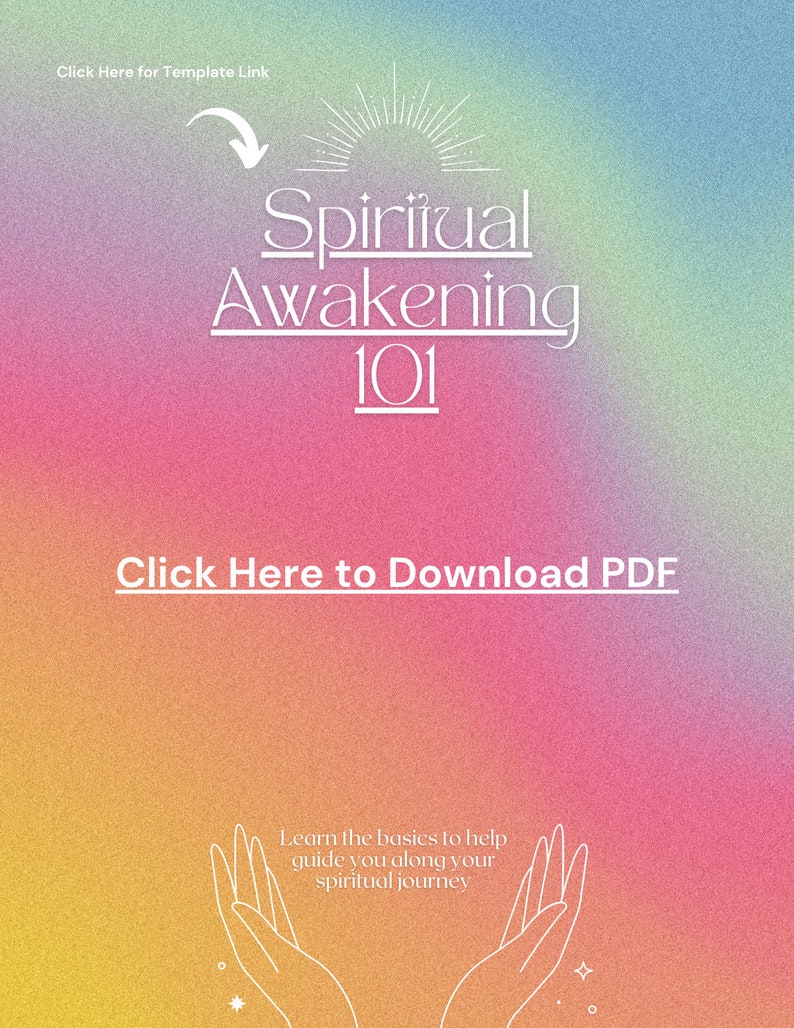 Spiritual Awakening Guidebook Energy Healing Guide With Journal Prompts ...