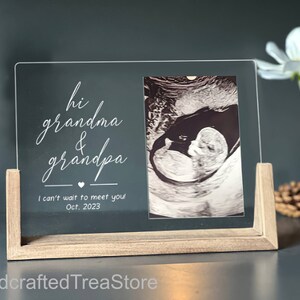 Personalized Baby Frame,baby Countdown Frame With Photo,ultrasound Baby ...