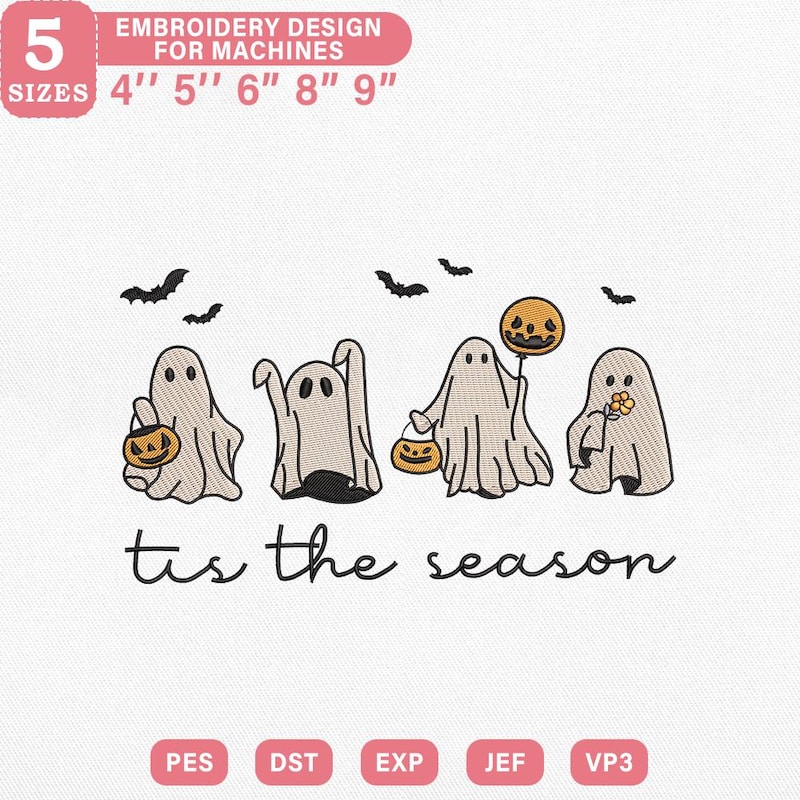 Embroidered Ghost Patches - Etsy