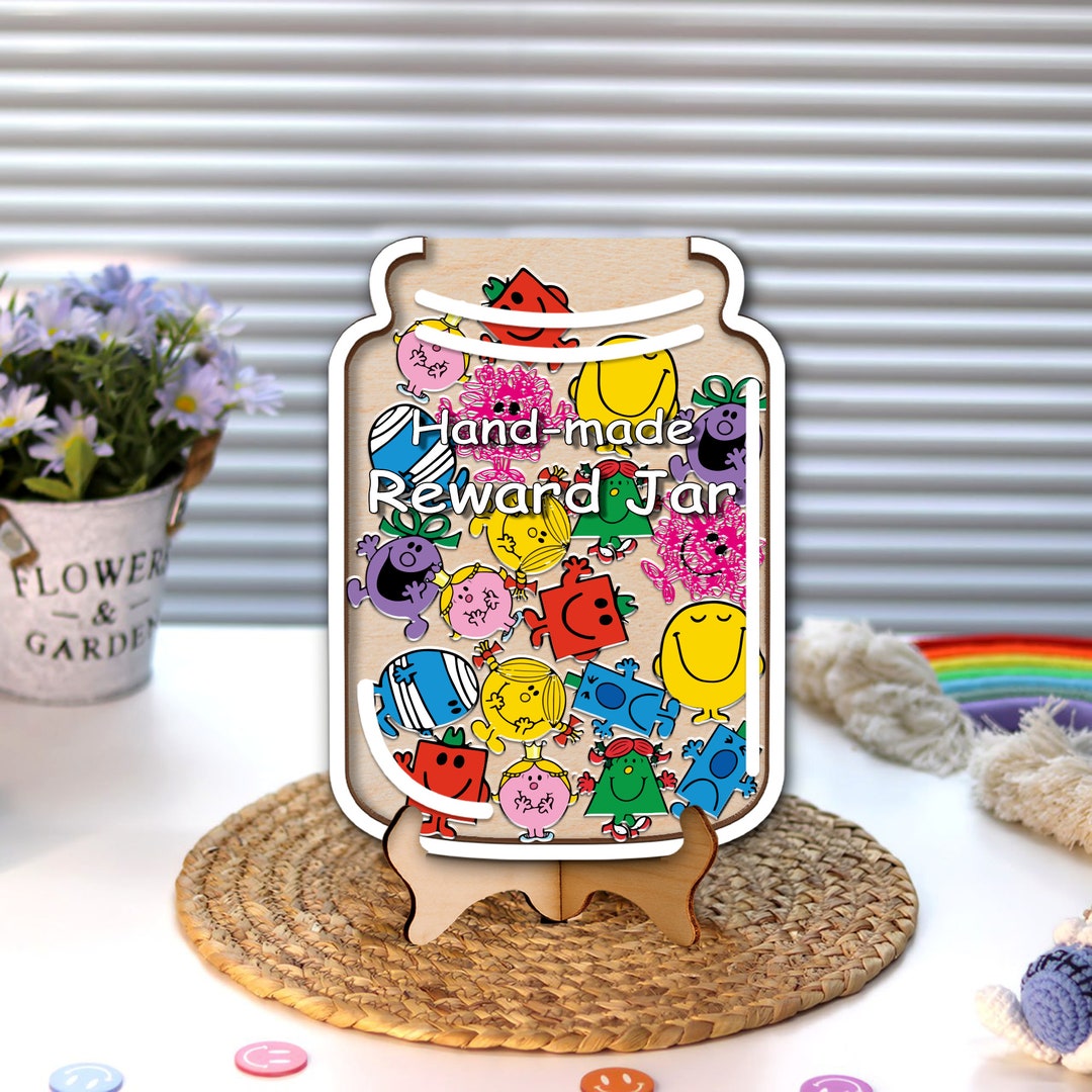 Custom Magnetic Reward Jar Classroom Behavior, Personalized Emotion ...