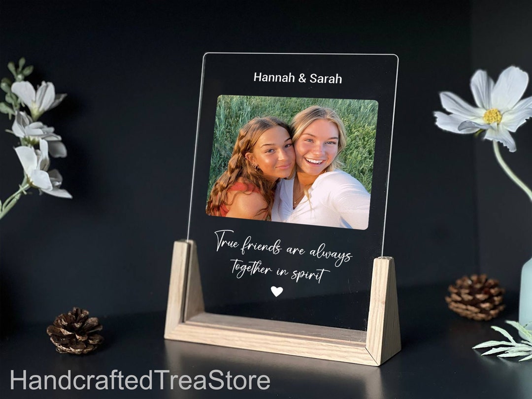 Personalized Best Friends Photo Plaque, Best Friend BFF Birthday Gift ...