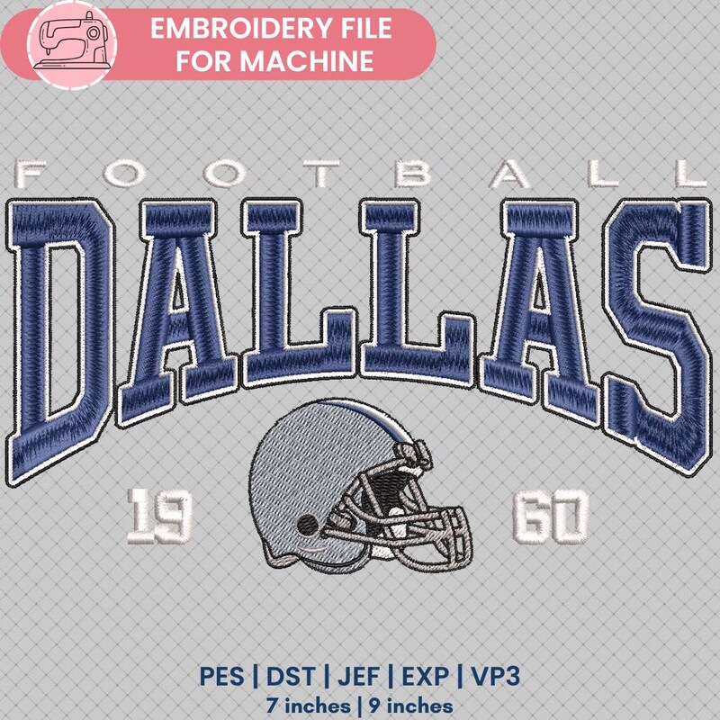 Dallas Cowboys Embroidery Design - Etsy
