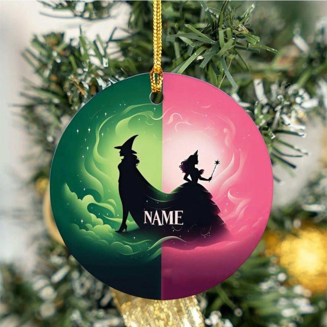 Elphaba Wicked Cynthia Erivo, Elphaba Acrylic Ornament, Wicked ...