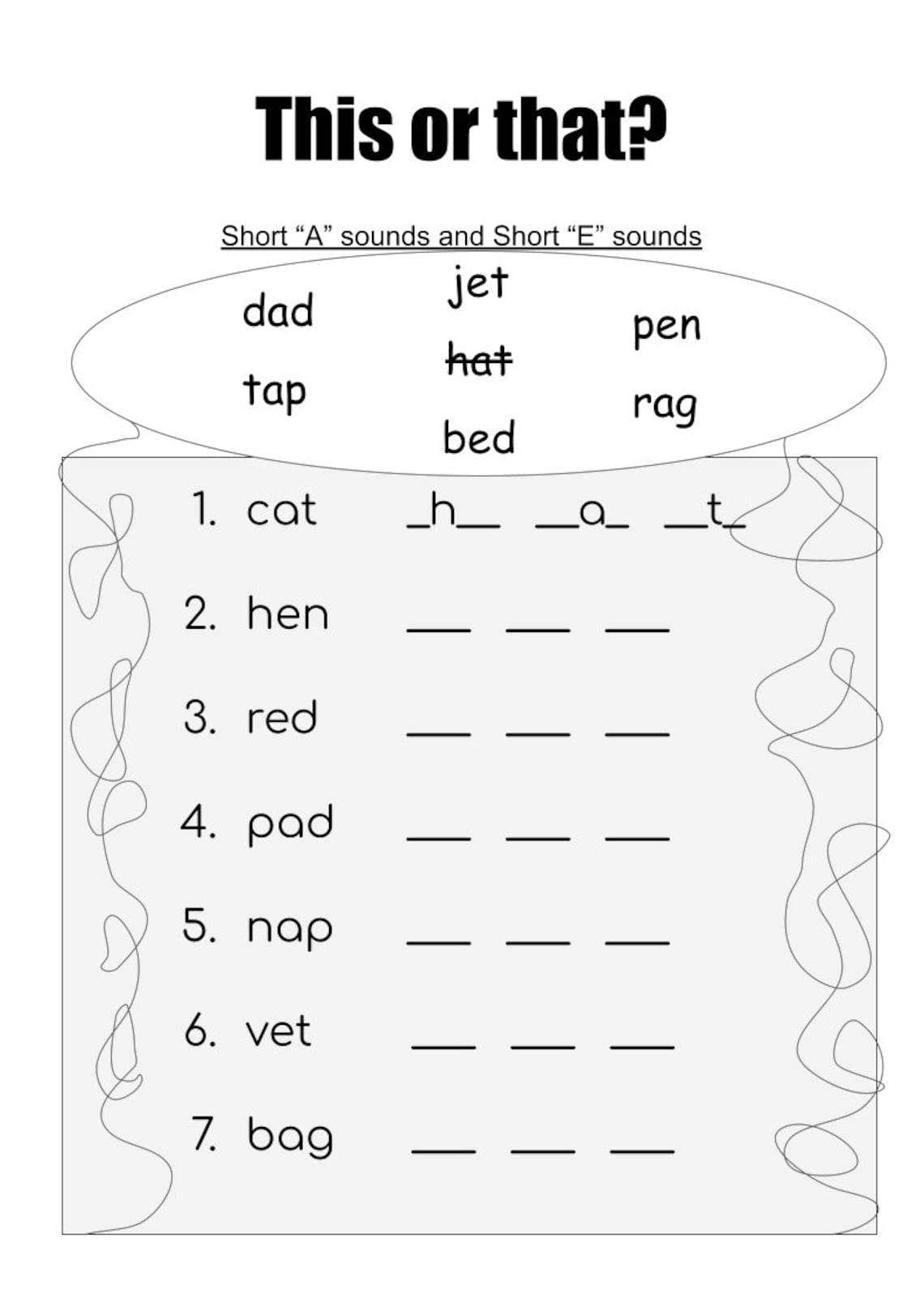Phonics Matching End Sounds: Short Vowels - Etsy