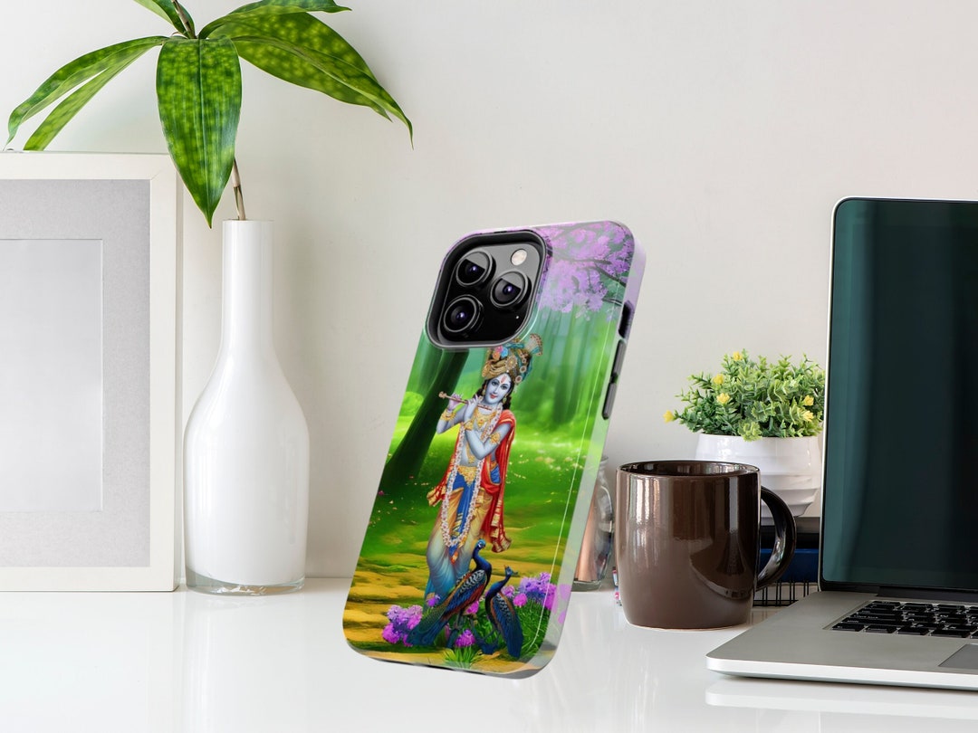 Krishna Flute, Krishna Tough Phone Cases for iPhone , Radha Krishna ...
