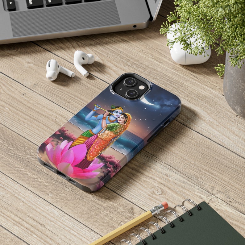 Krishna Flute, Krishna Tough Phone Cases for iPhone , Radha Krishna ...