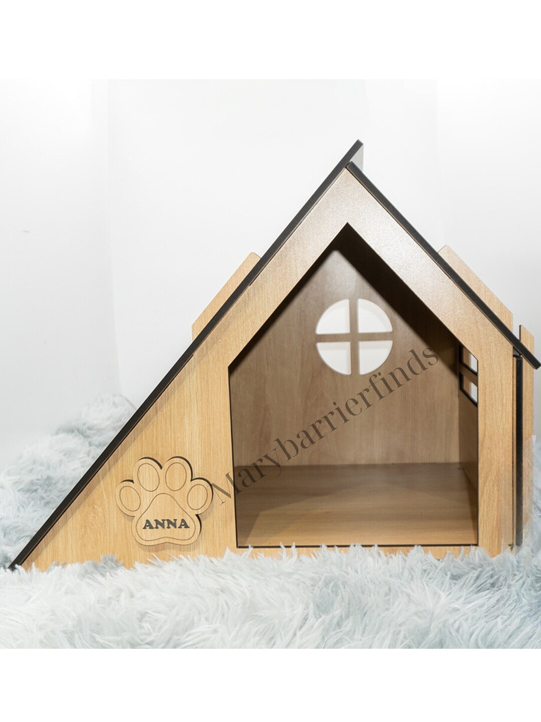 Triangular Shaped Dog and Cat House, Extremely Cute Pet Cage Made of ...