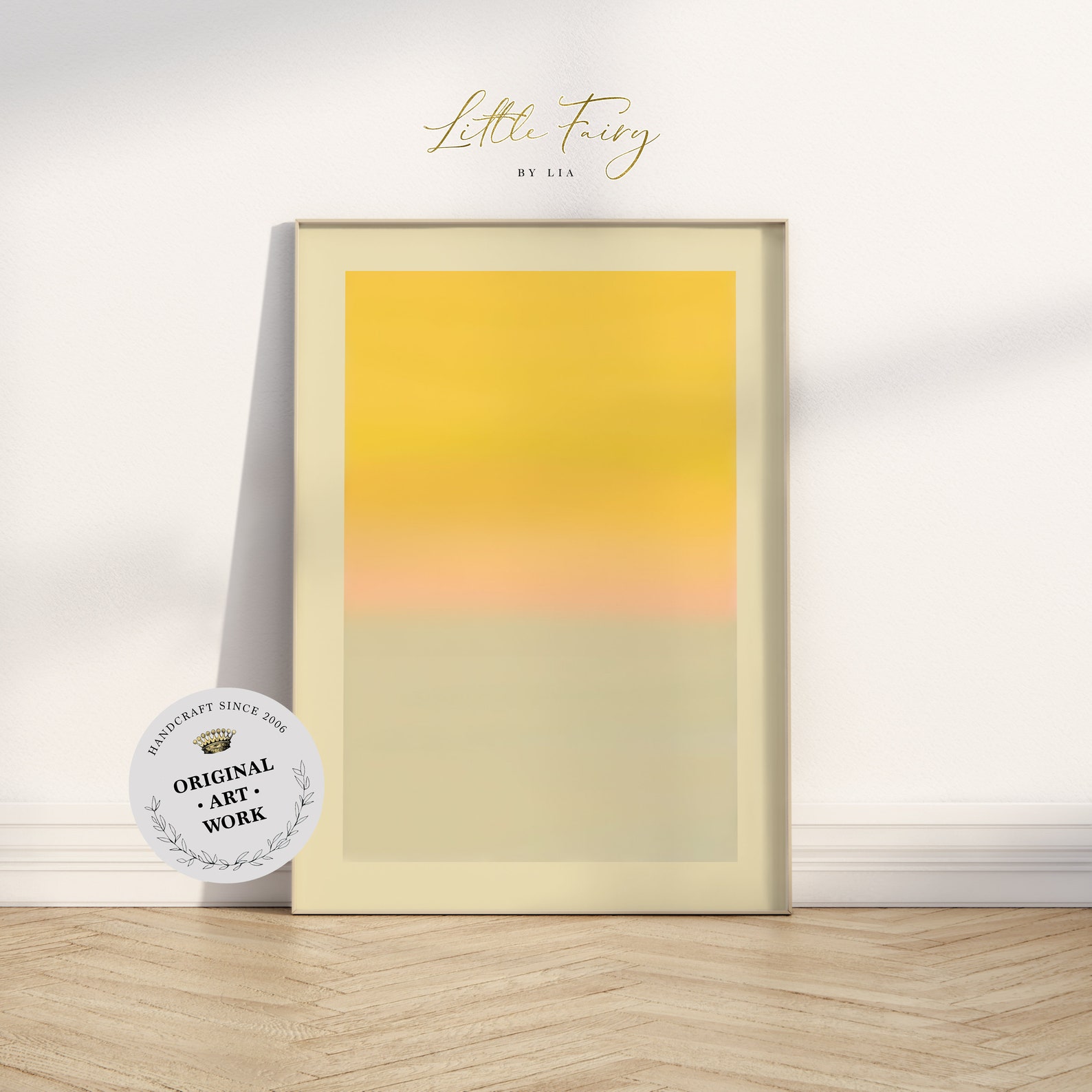 Abstract Landscape Painting - Kids Room Wall Art Print - Decorative ...