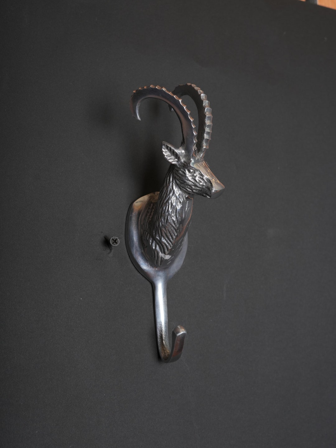 Handcrafted Deer Head Hangers | Decorative Deer Hangers | Wall Mount ...