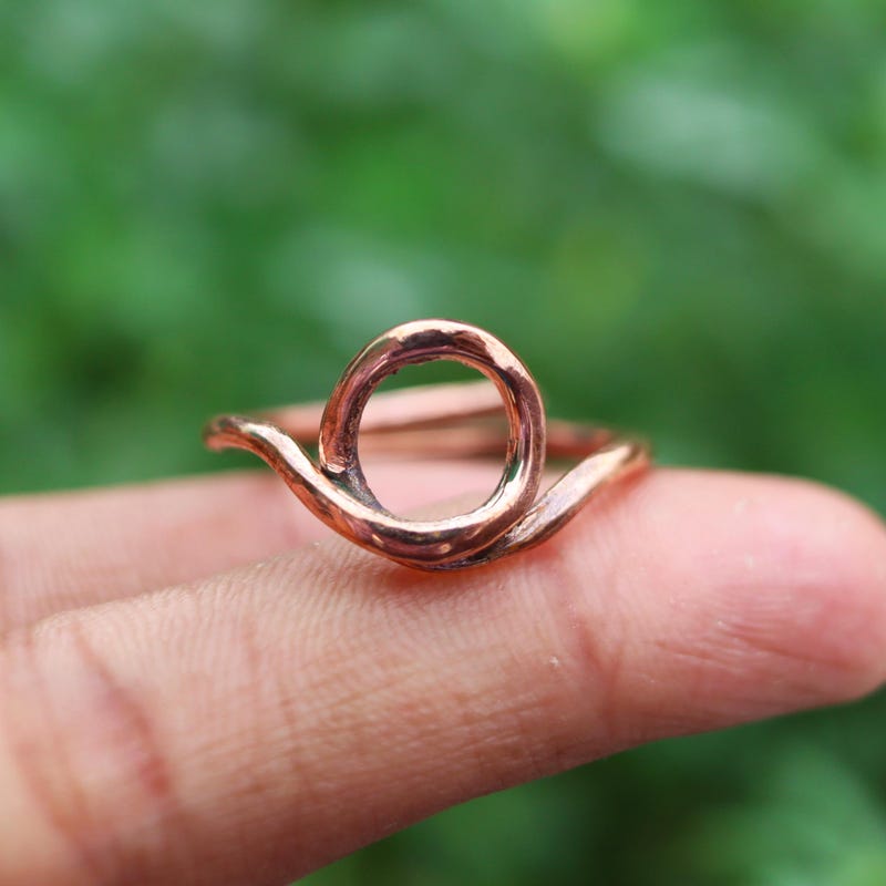 Silver Copper Ring - Etsy
