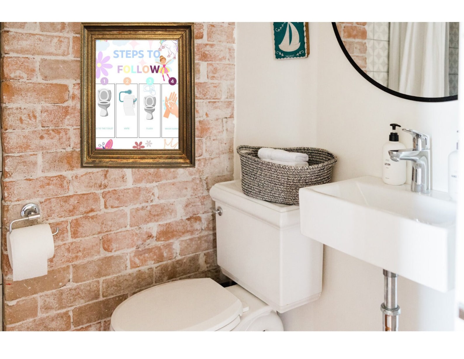 Steps to Follow When Using the Toilet, Visual Guide for Toilet Training ...