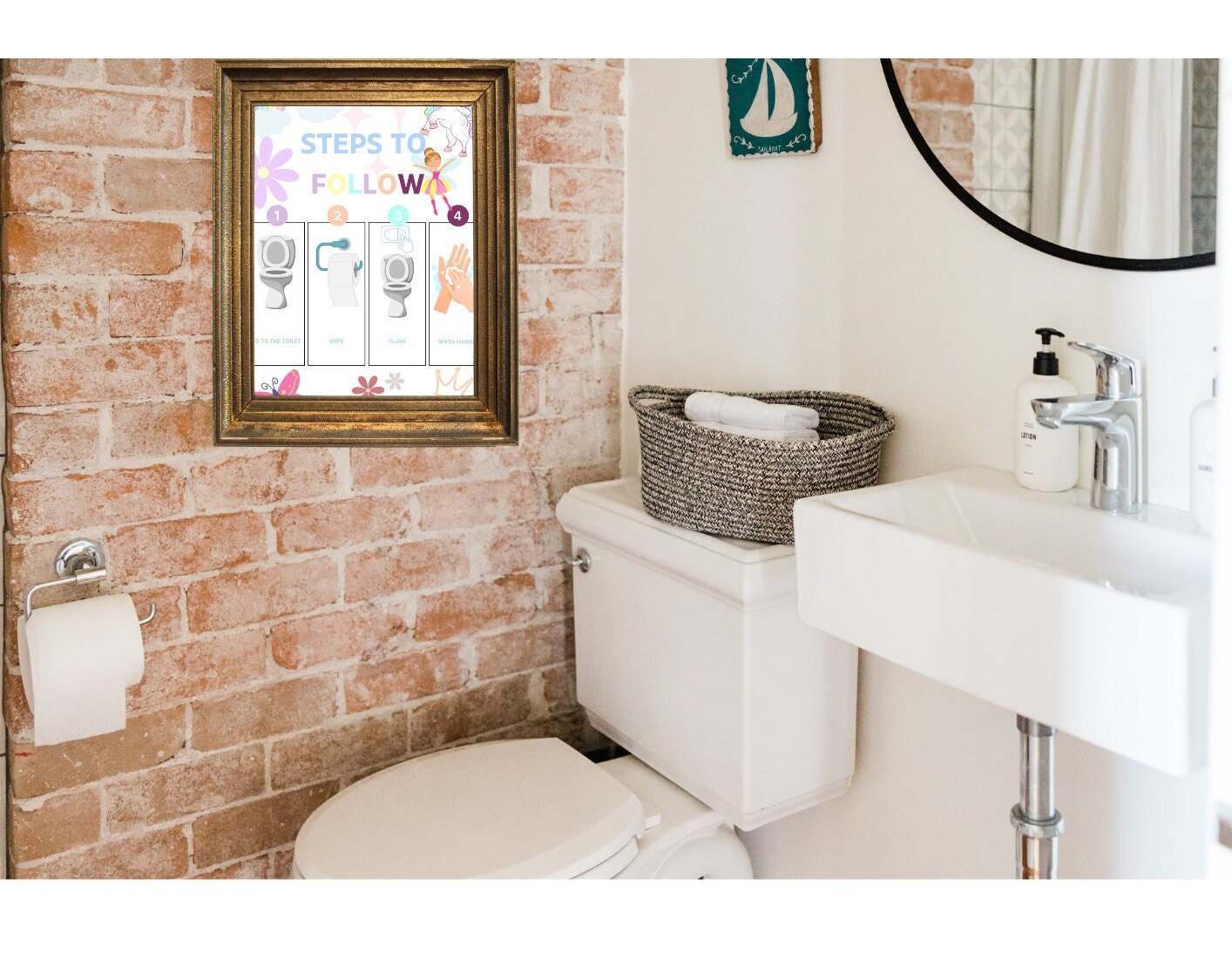 Steps to Follow When Using the Toilet, Visual Guide for Toilet Training ...