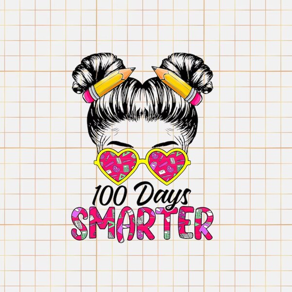 100 Days Smarter Svg - Etsy