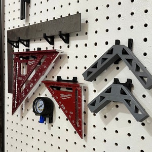 Pegboard Hooks for 1in Pegboard 1/4in Thickness. Made in the USA* - Etsy