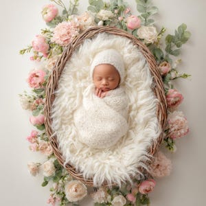 4 Newborn Baby Digital Backdrops Child Maternity Portrait Studio ...