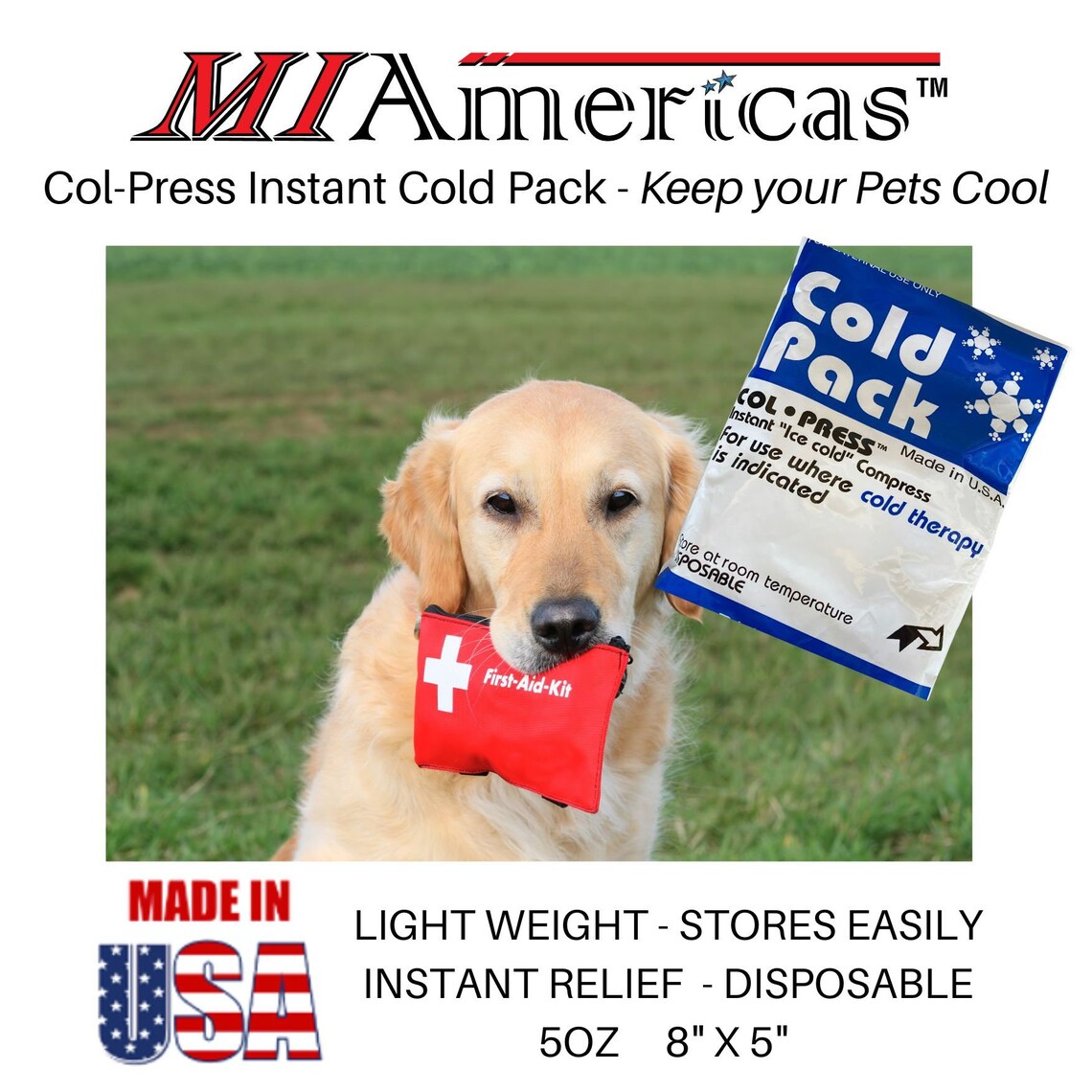 COL-PRESS Instant Cold Ice Pack Single Use. Ice Cold Compression ...