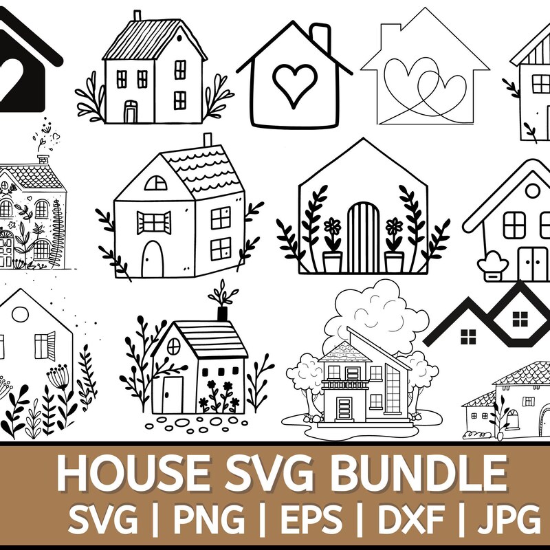 House Svg - Etsy