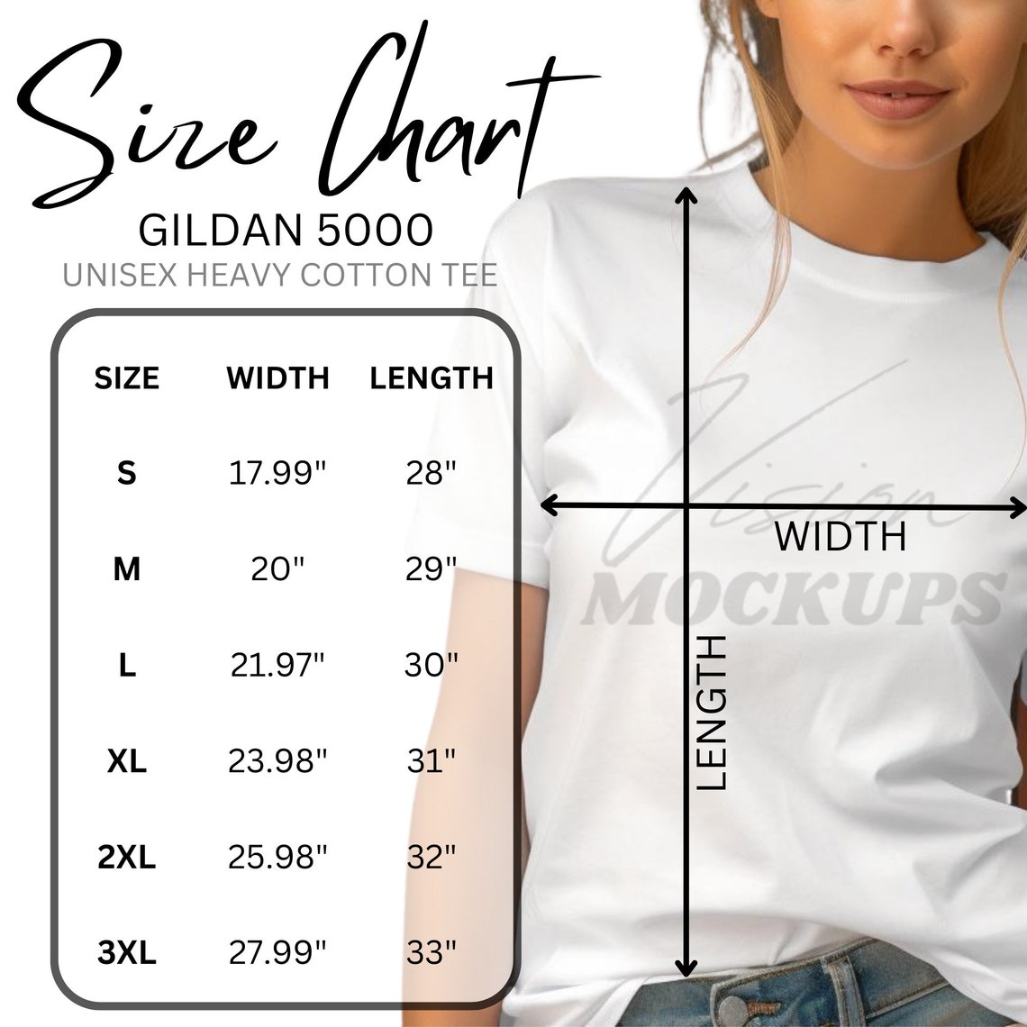 Gildan 5000 Size Chart, Gildan Size Chart, Gildan 5000 Size Chart G ...