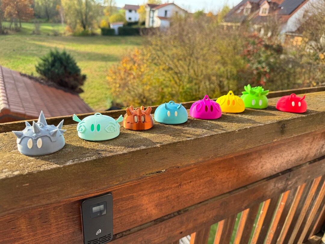 Genshin Impact Elemental Slimes Decoration Ornament - Etsy UK
