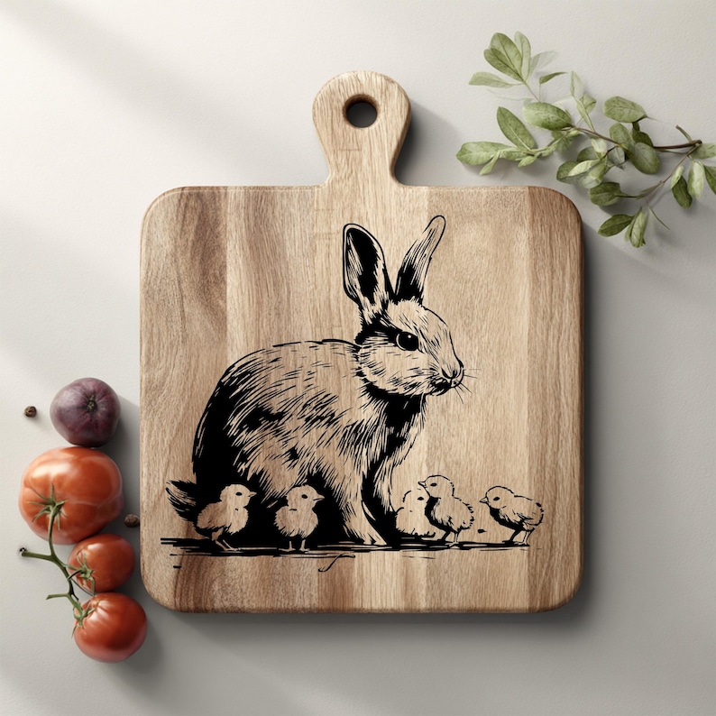 Easter Bunny SVG Laser Engraving Files Bundle | 3D Illusion Cutting ...