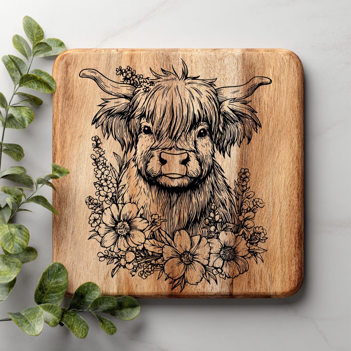 Cottagecore Charcuterie Board SVG, Cutting Board Digital File, Cheese ...