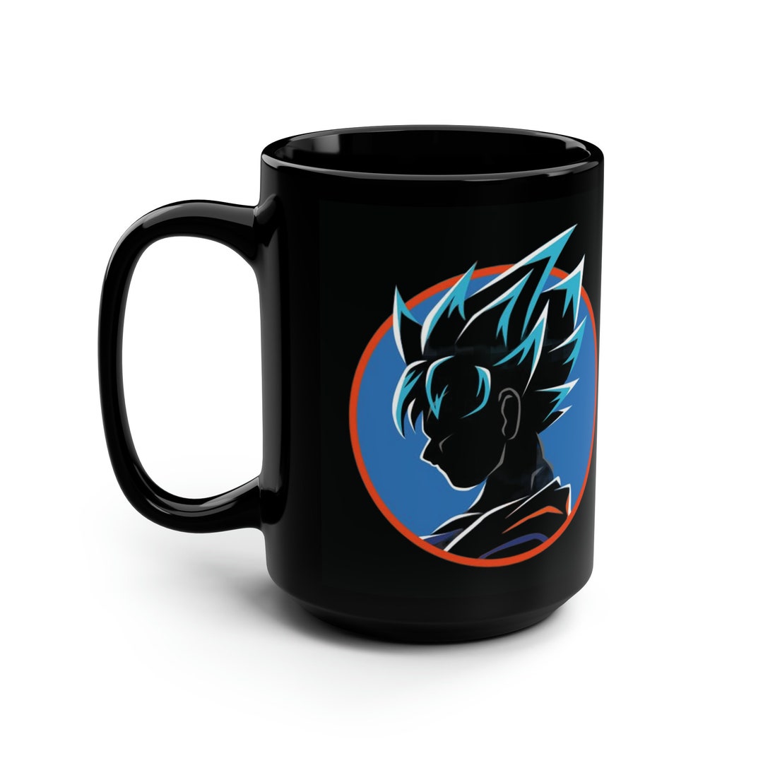 Goku Dragonball Super DBS Super Saiyan Blue 15oz Black Mug - Etsy