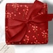 Red Berry Christmas Wrapping Paper Roll Holiday Decor Red Gift Wrapping ...