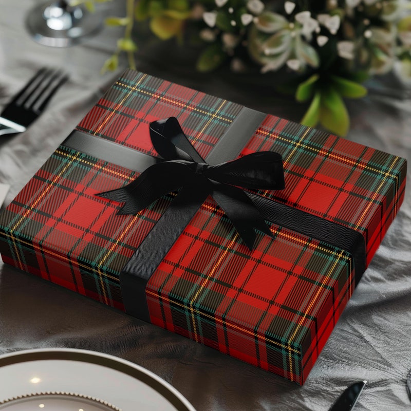 Tartan Paper - Etsy