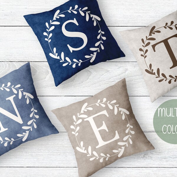 Monogram Pillow Case - Etsy